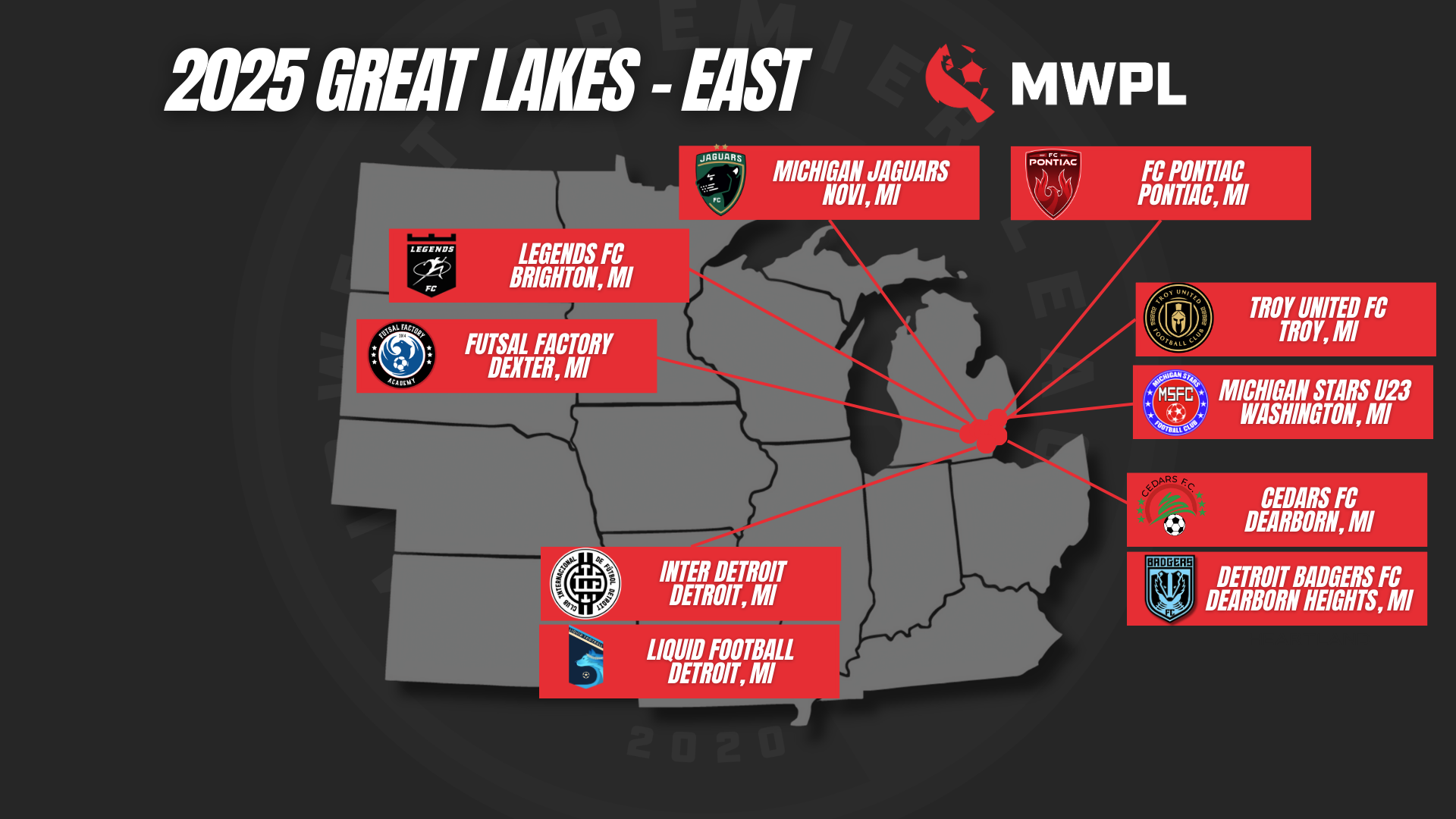 MWPL announces 2025 Conference Alignment - Midwest Premier League