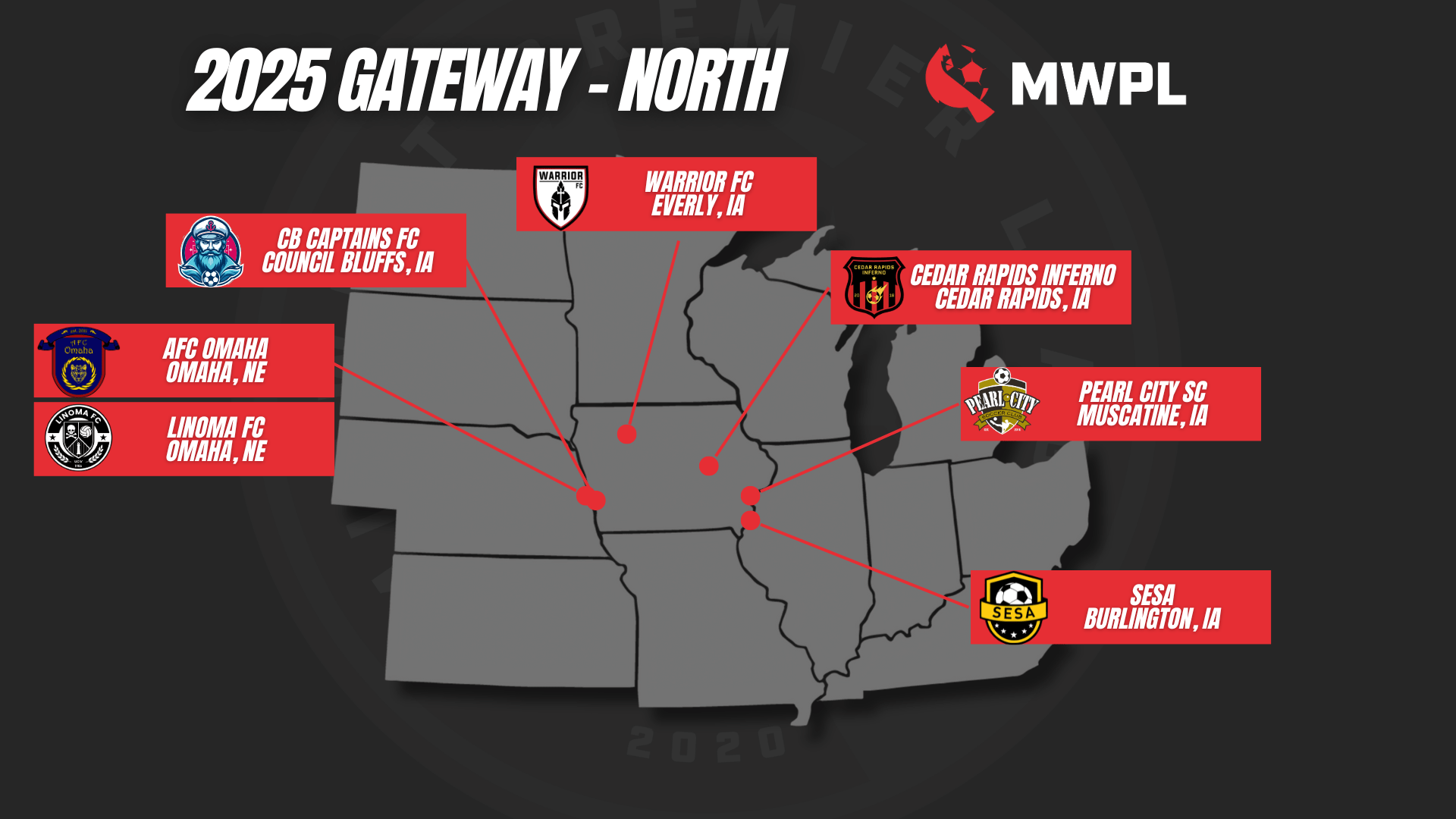 MWPL announces 2025 Conference Alignment - Midwest Premier League