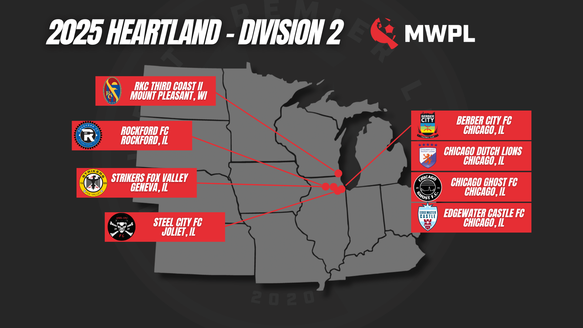 MWPL announces 2025 Conference Alignment - Midwest Premier League